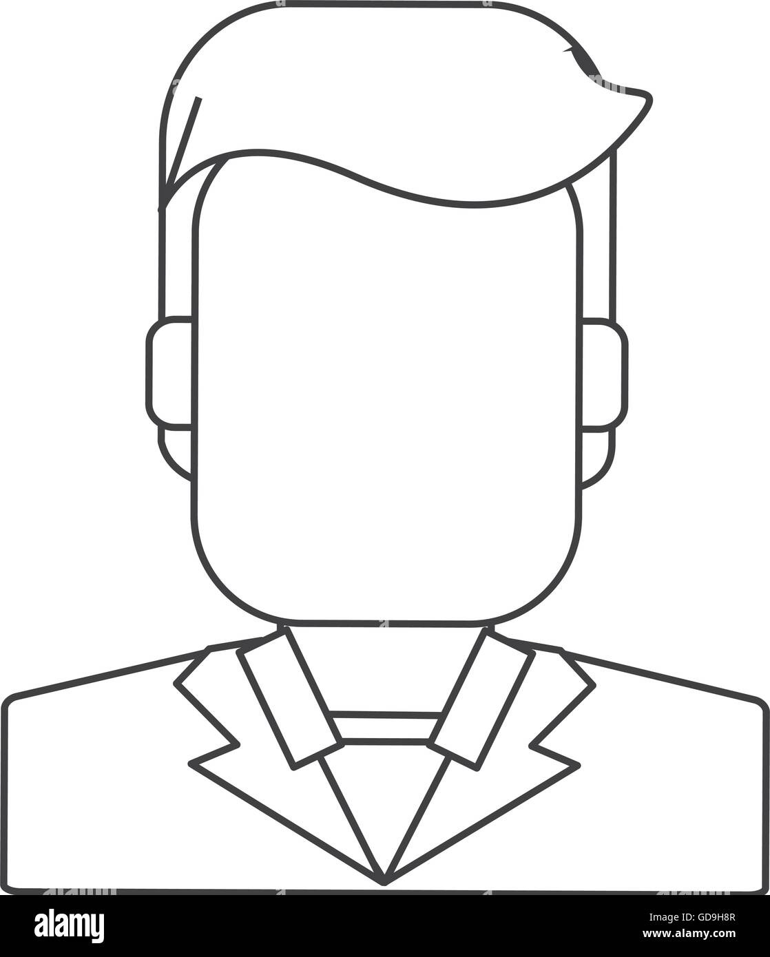 Hippie businessman Stock Vector Images - Alamy