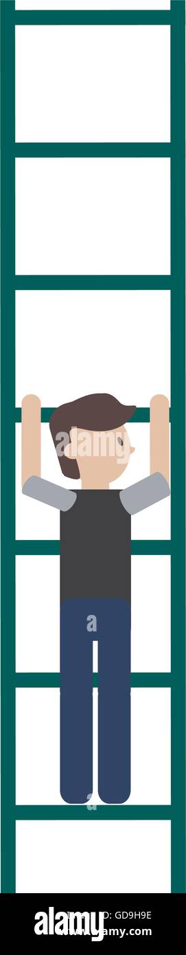 man climbing ladder icon Stock Vector Image & Art - Alamy