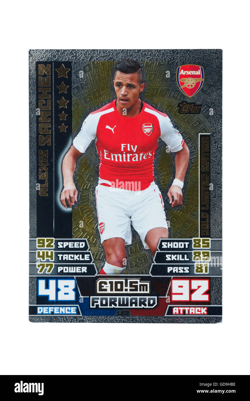 A football match attack card on a white background Stock Photo - Alamy