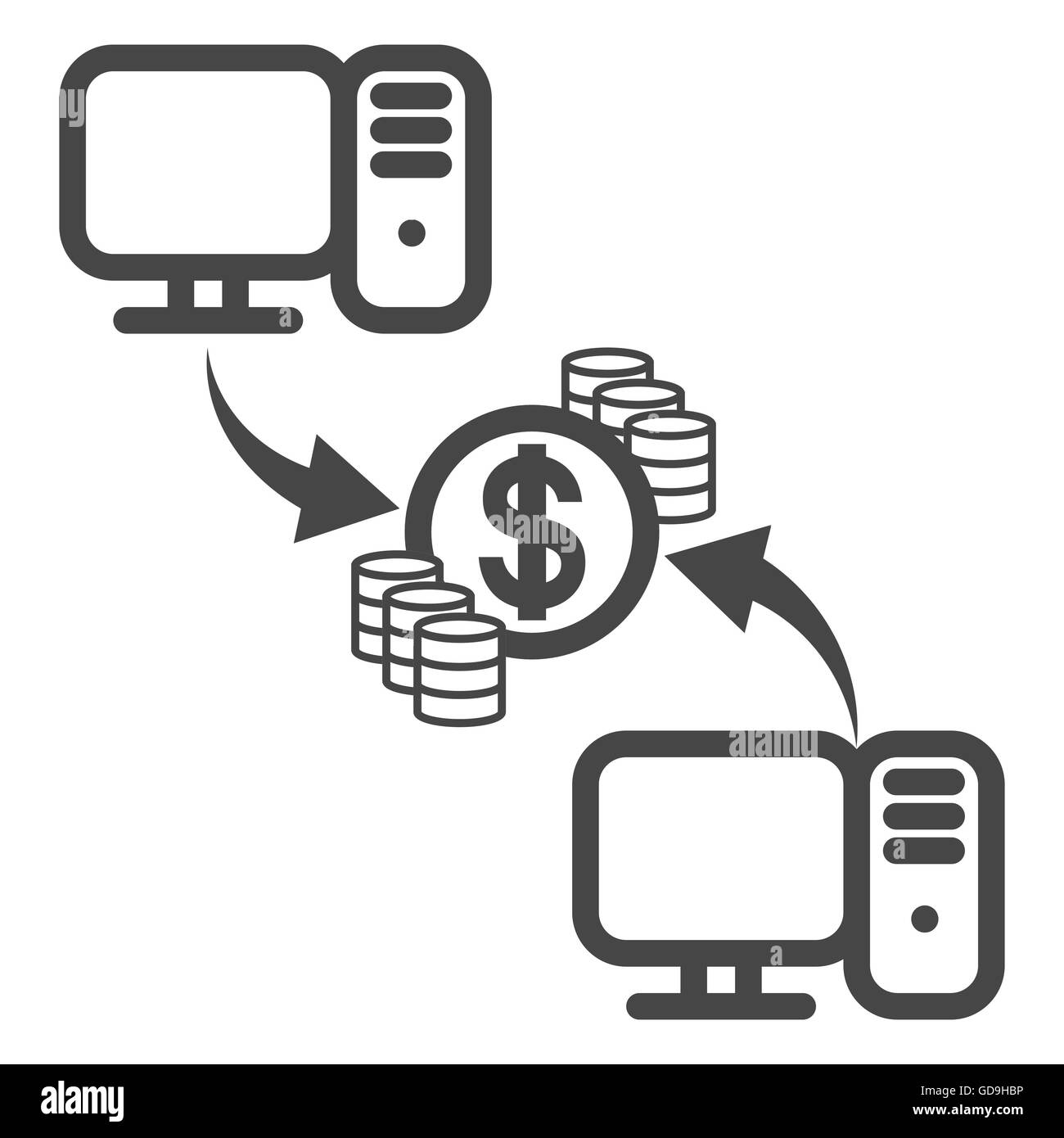 Money collection icon Stock Vector Image & Art - Alamy
