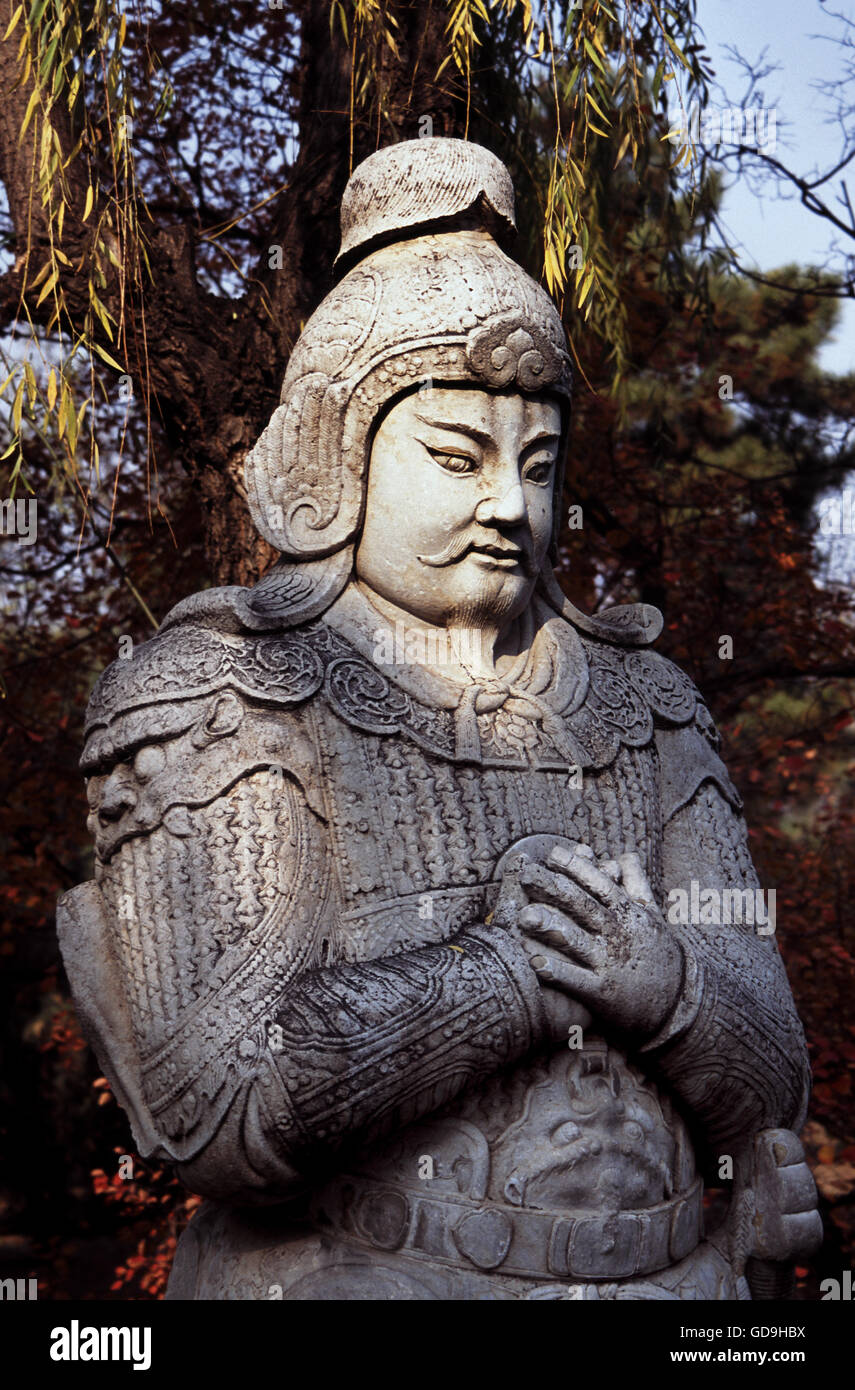 Ming tombs near beijing statue hi-res stock photography and images - Alamy