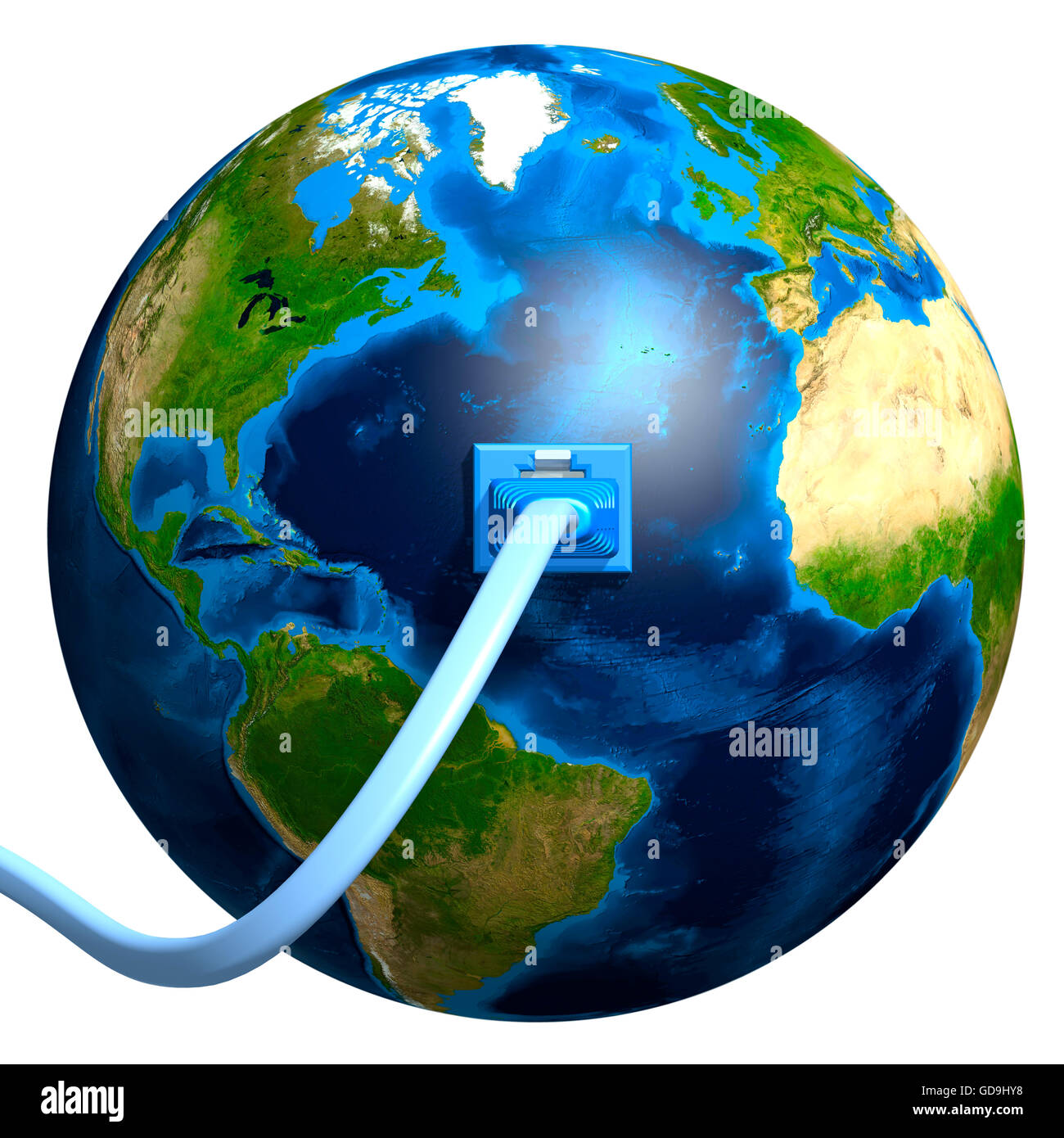 Earth Cables High Resolution Stock Photography and Images - Alamy