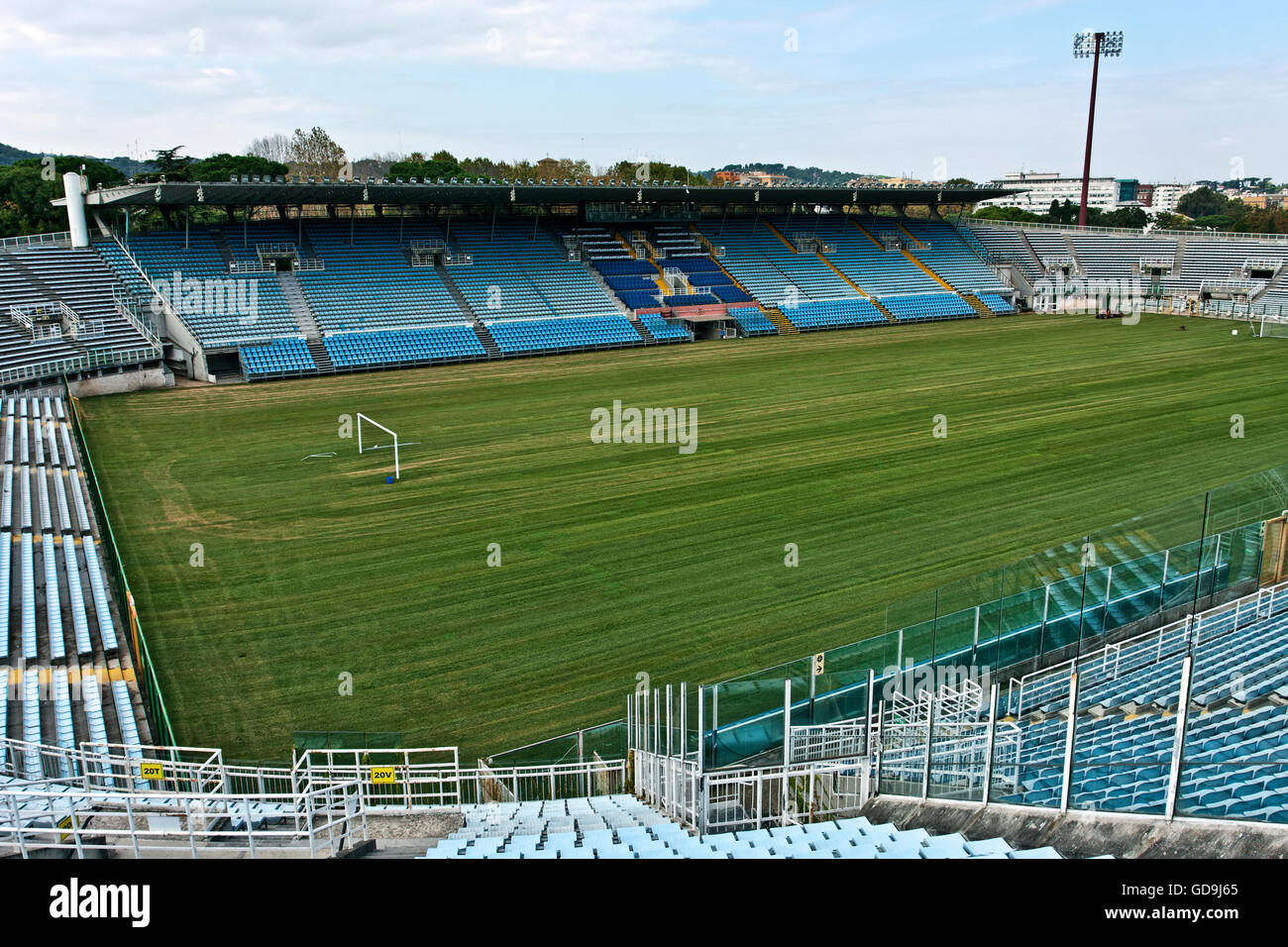 Stadio Flaminio stadium, architect Pierluigi Nervi, 1959, today RBS 6 ...