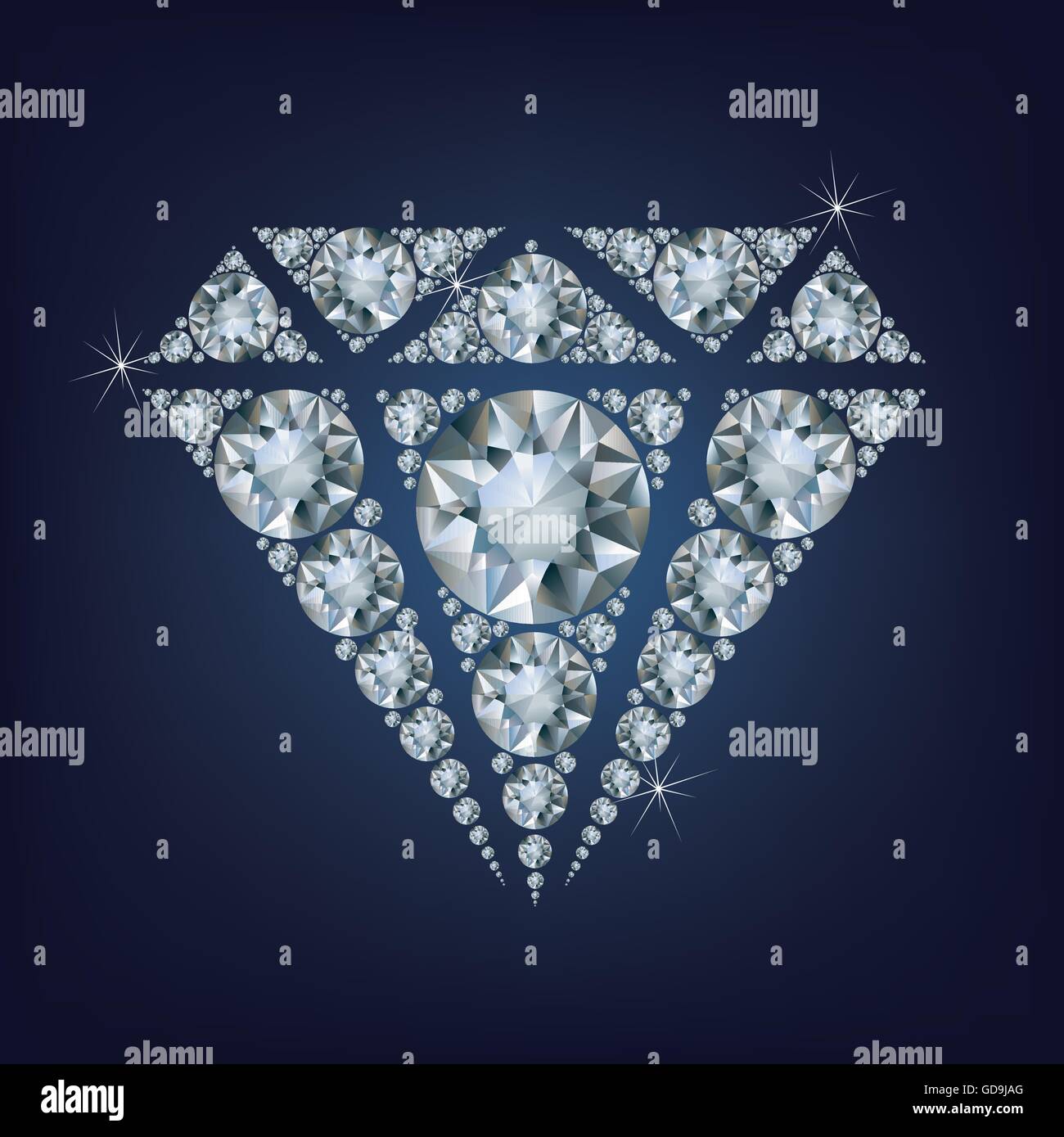 A Shiny bright diamond. Vector Stock Vector Image & Art - Alamy