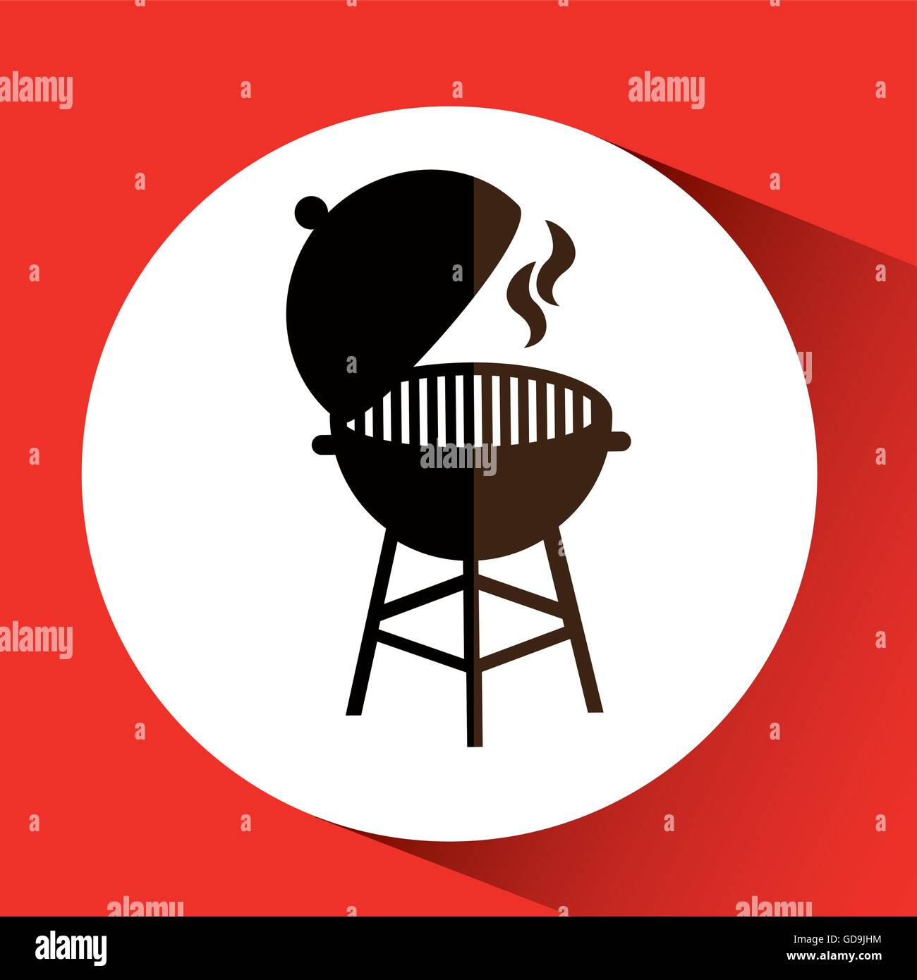 grill barbecue bbq hot Stock Vector Image & Art - Alamy