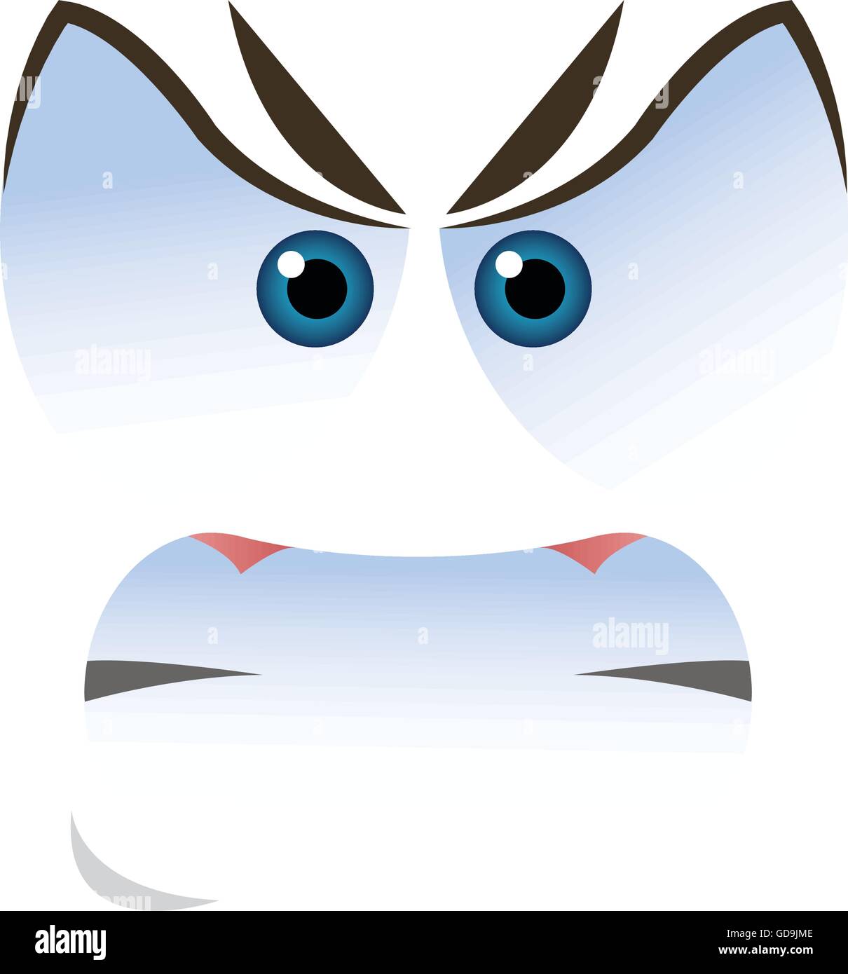 angry emoticon face icons Stock Vector Image & Art - Alamy
