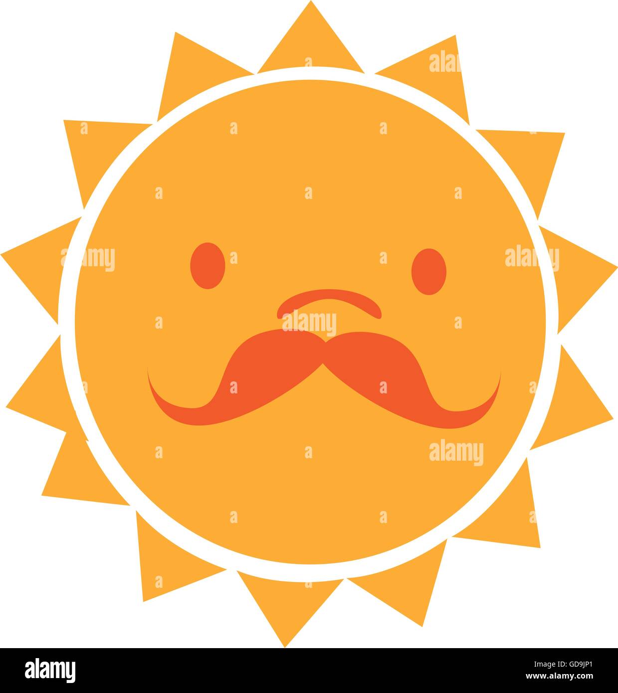 Sun funny cartoon graphic design Stock Vector Image & Art - Alamy
