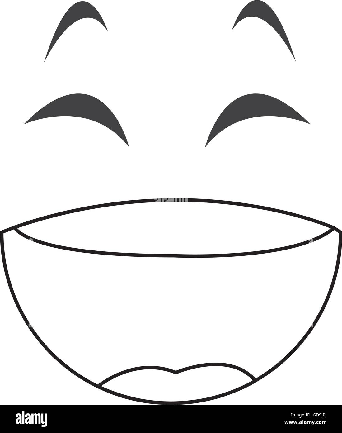 laughing emoticon face icons Stock Vector Image & Art - Alamy