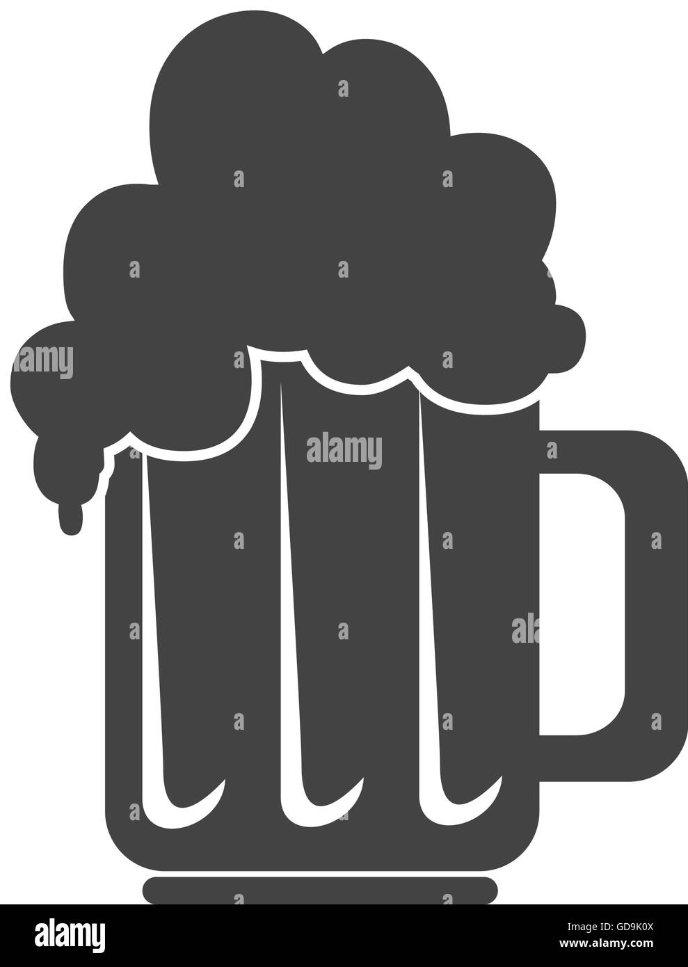 Delicious and cold beer, vector illustration graphic Stock Vector Image ...