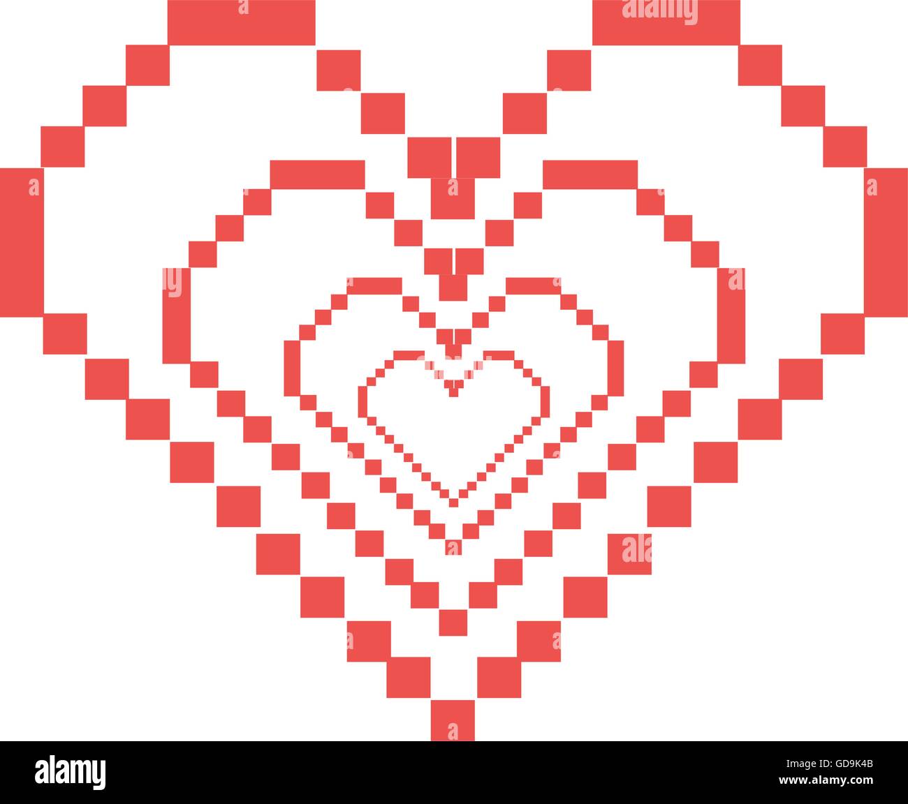 Love and feelings graphic design, vector illustration Stock Vector ...