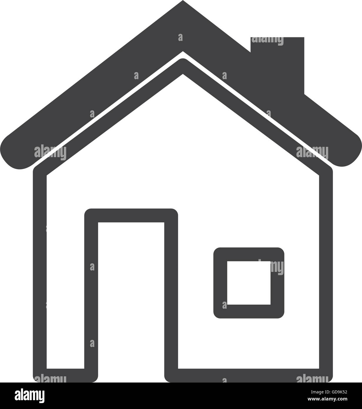 Real estate business icon, vector illustration Stock Vector Image & Art ...