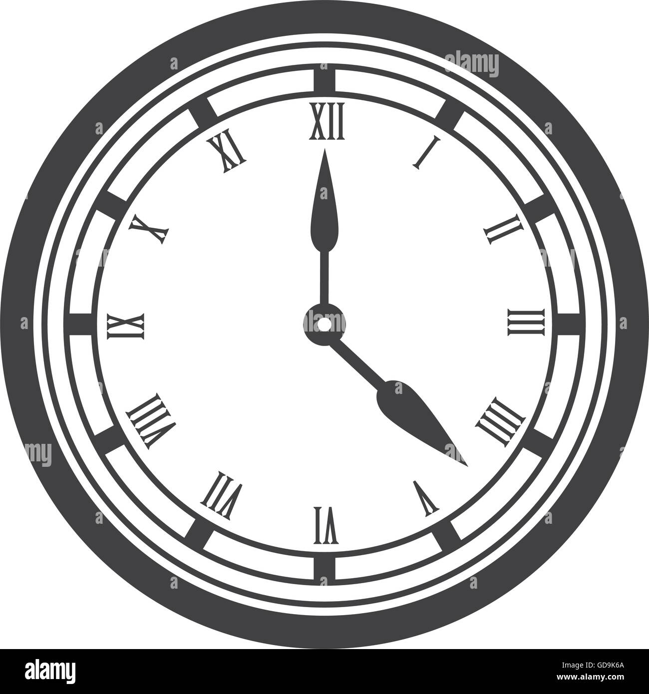 Time and clock theme design, vector illustration Stock Vector Image ...