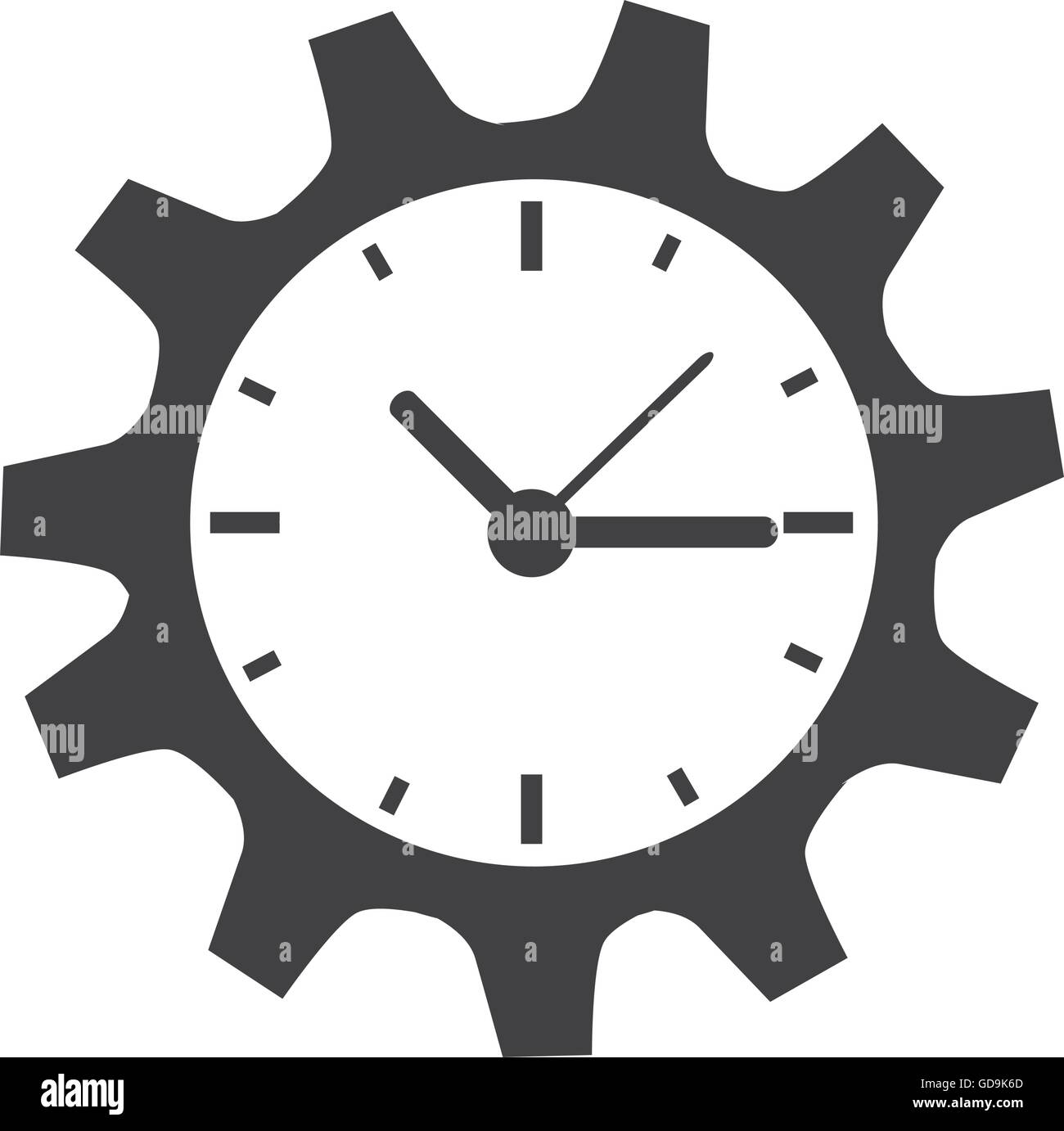 Time and clock theme design, vector illustration Stock Vector Image ...