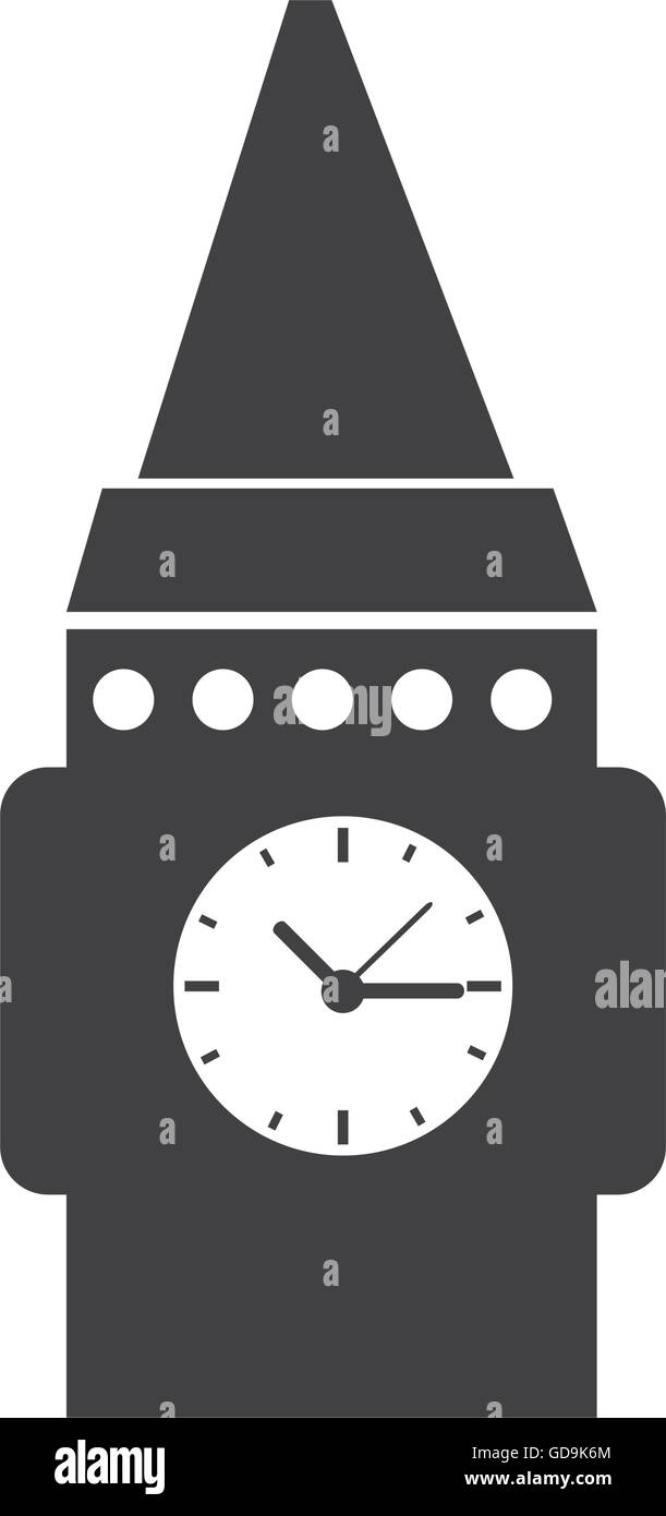 Time and clock theme design, vector illustration Stock Vector Image ...