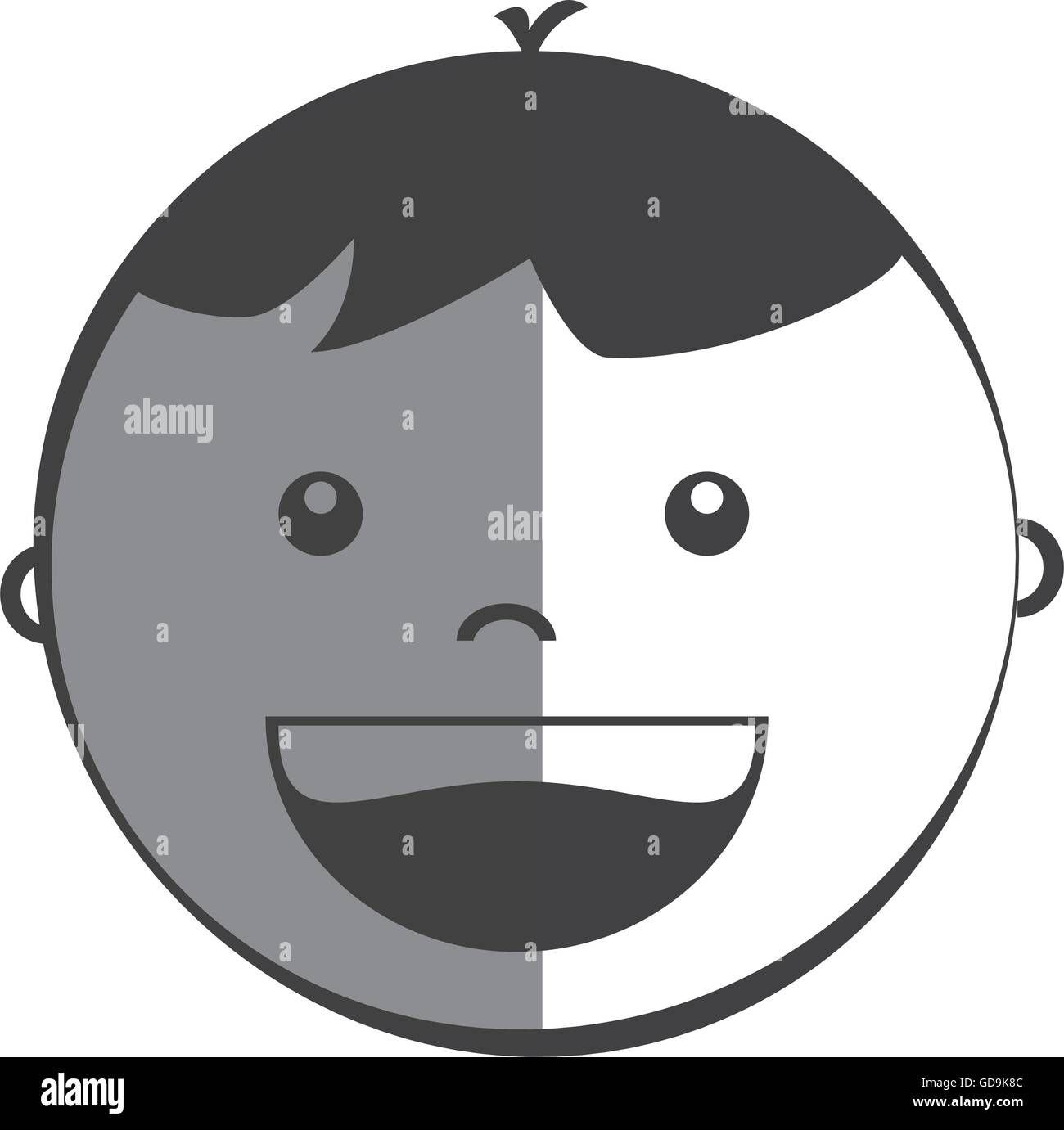 Little kids cartoon graphic design, vector illustration Stock Vector ...