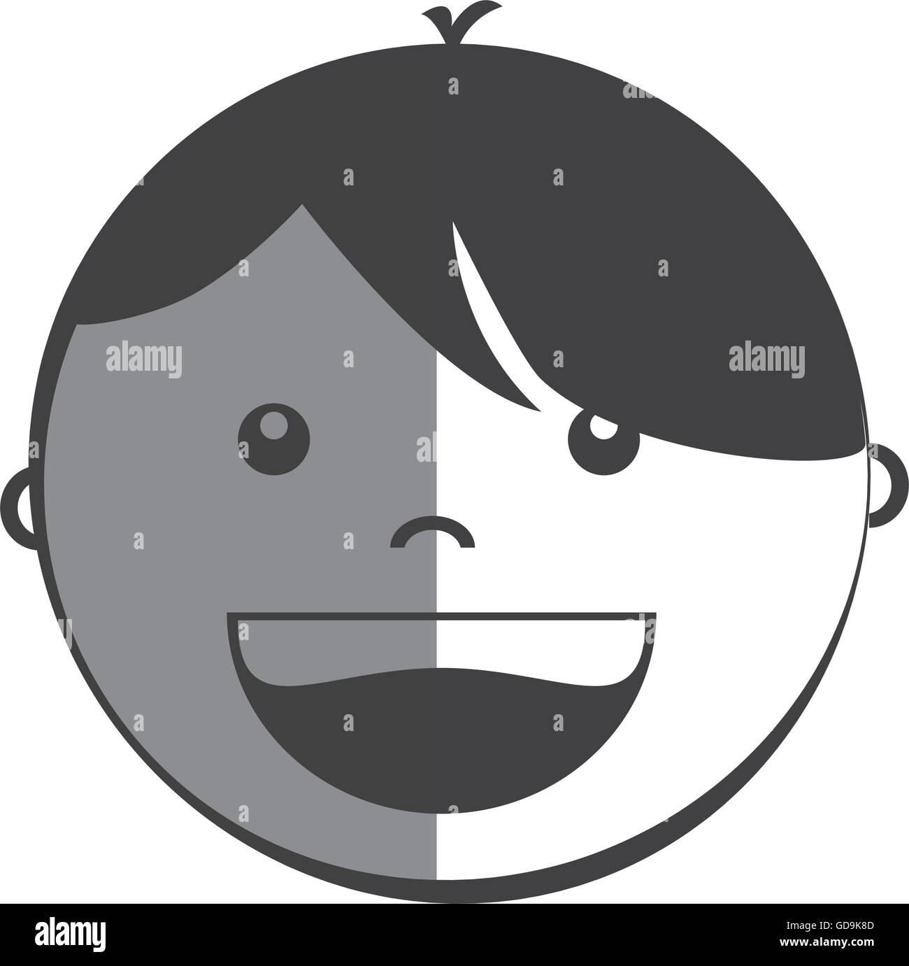 Little kids cartoon graphic design, vector illustration Stock Vector ...