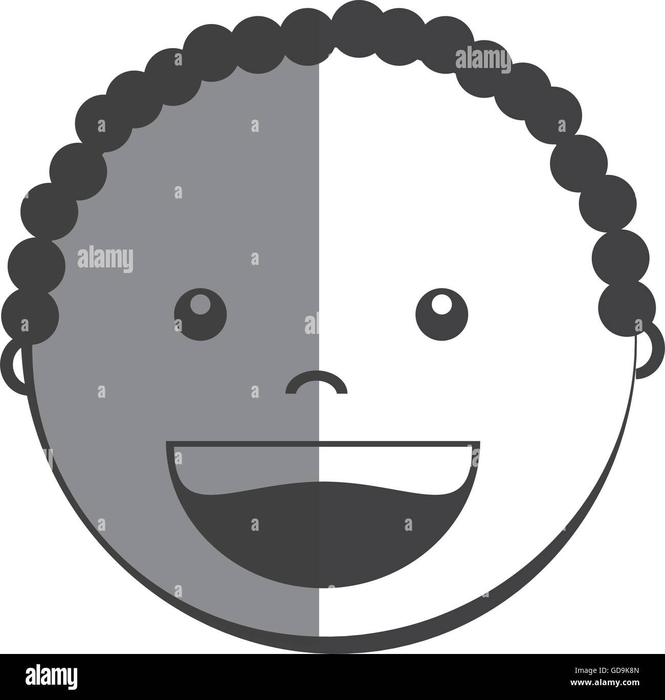 Little kids cartoon graphic design, vector illustration Stock Vector ...