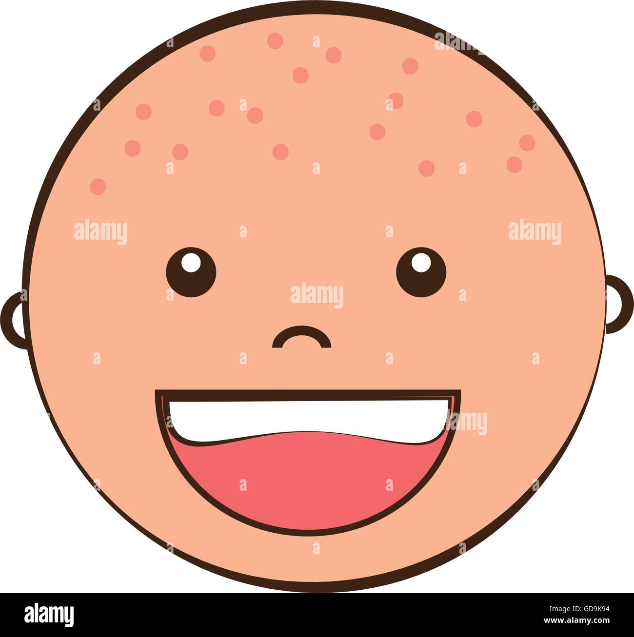 Little kids cartoon graphic design, vector illustration Stock Vector ...