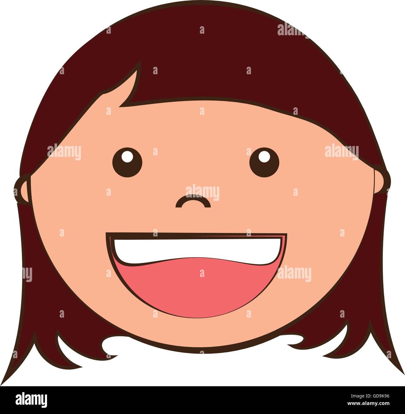 Little kids cartoon graphic design, vector illustration Stock Vector ...
