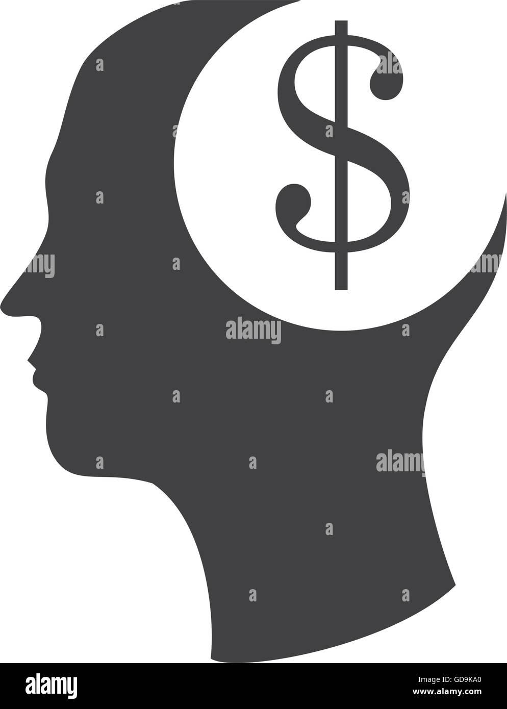 Money mind and business graphic design Stock Vector Image & Art - Alamy