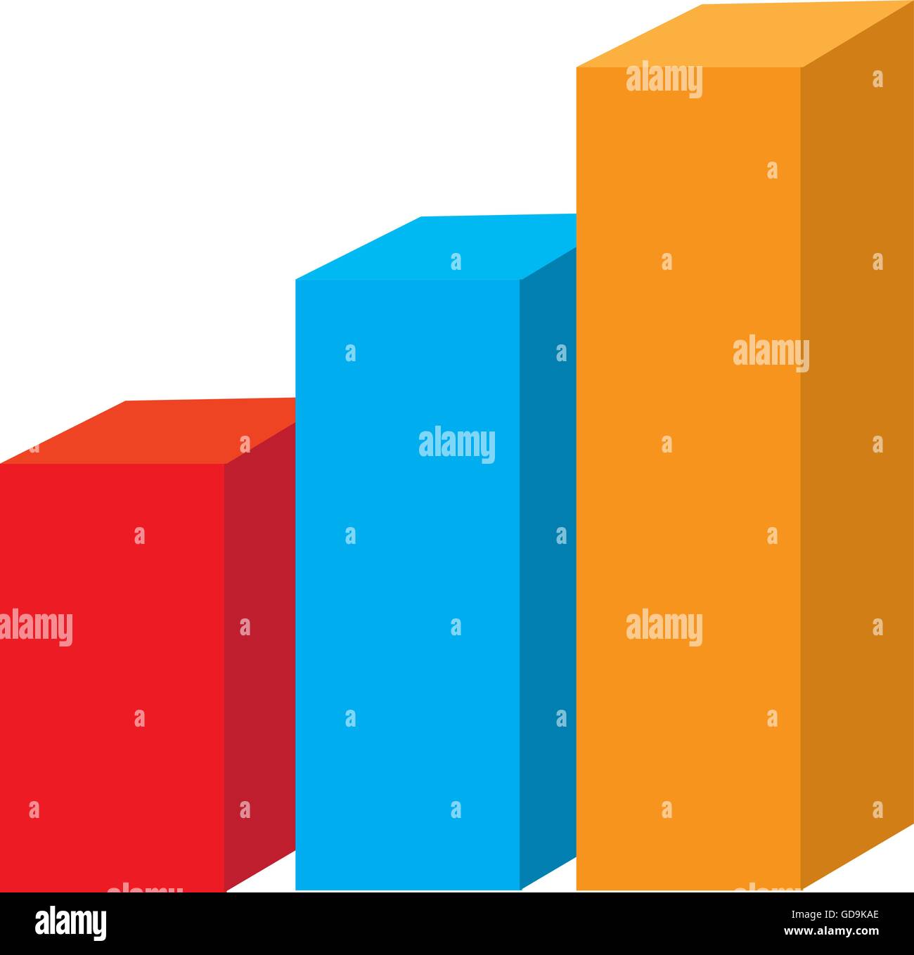 Statistics graphic isolated flat icon, vector illustration Stock Vector ...