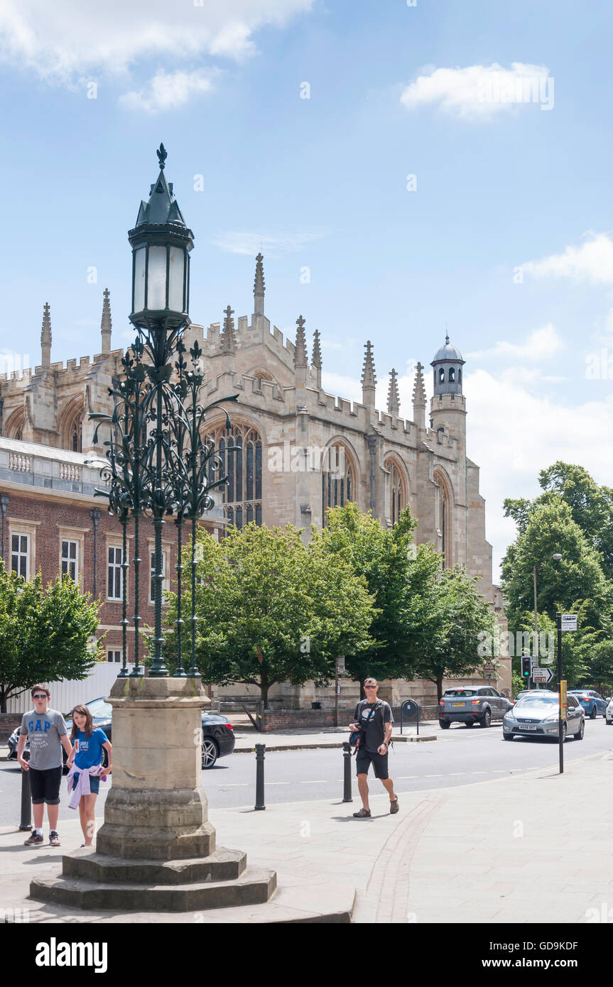 Main road into Eton showing Eton College Chapel, Slough Road, Eton ...