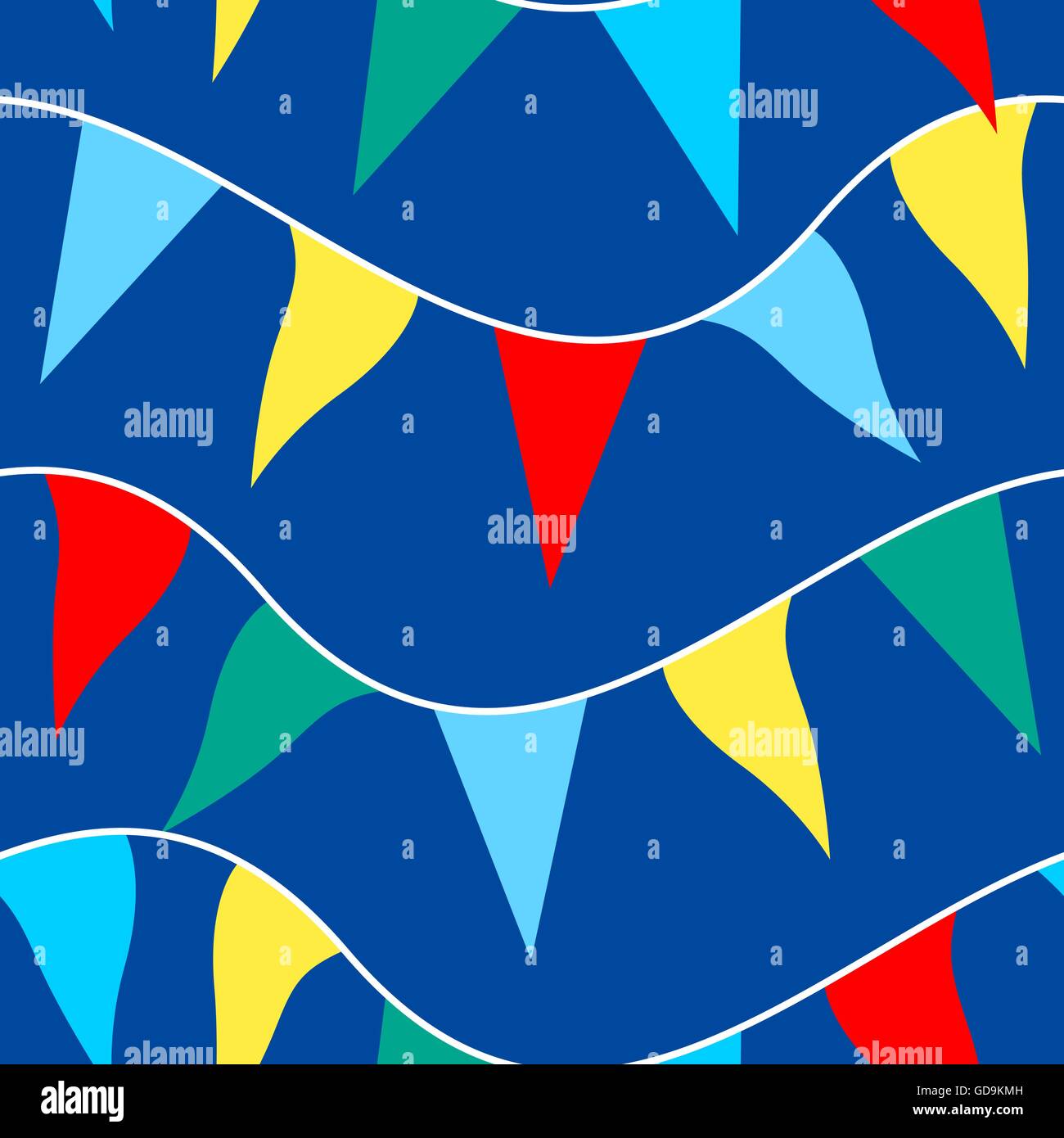 Children Waving Flags Stock Vector Images - Alamy