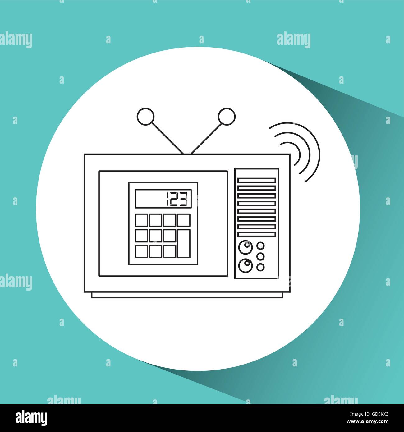 tv notice information Stock Vector Image & Art - Alamy