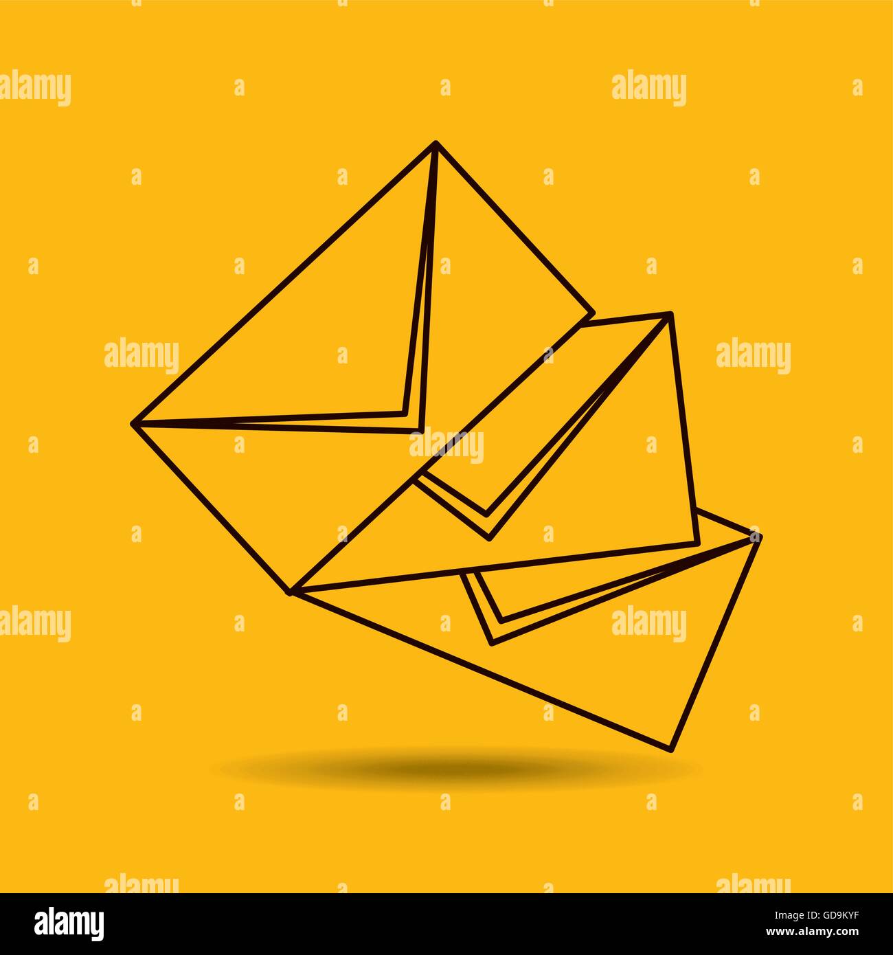 letter mail design Stock Vector Image & Art - Alamy