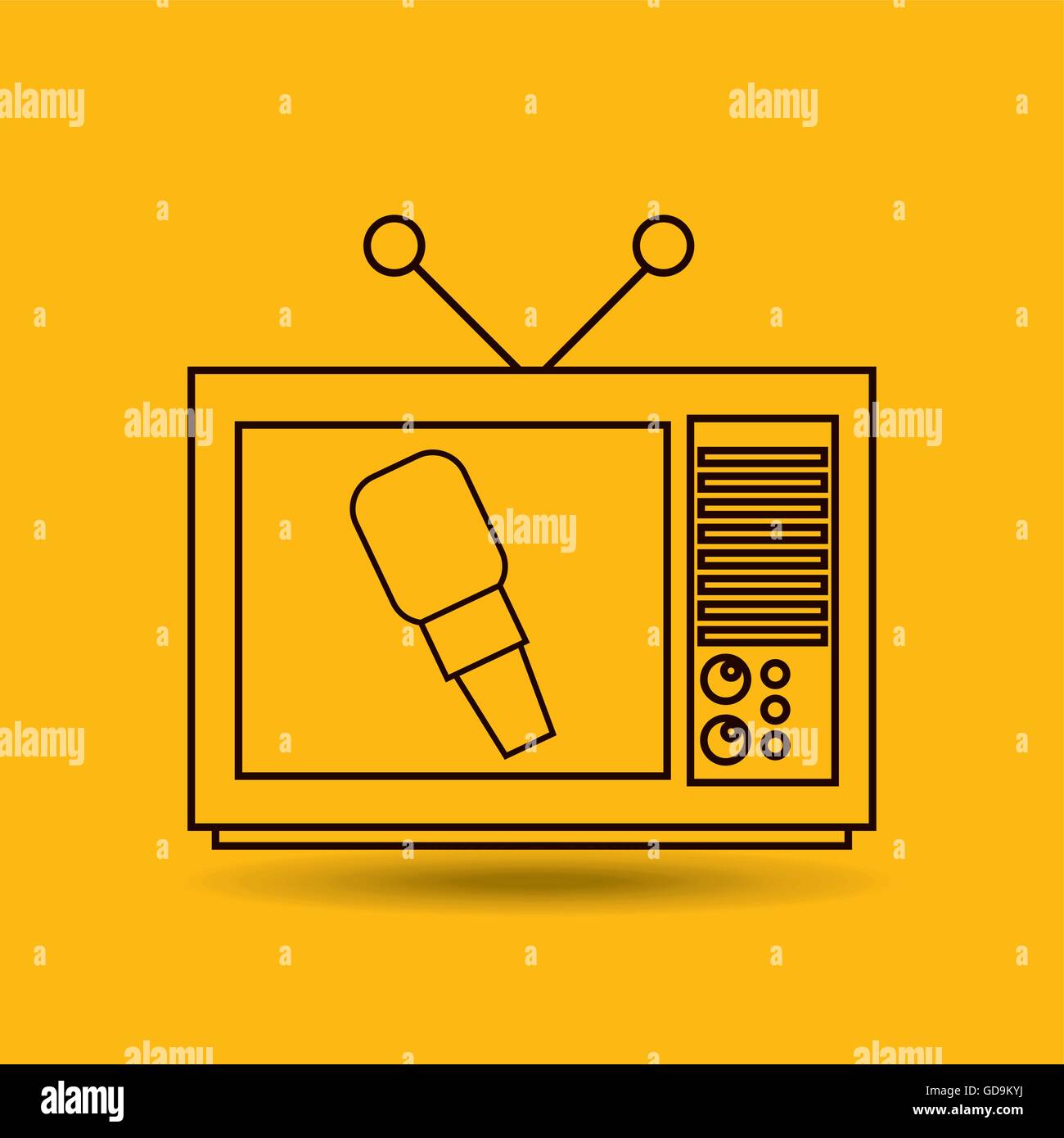 tv notice information Stock Vector Image & Art - Alamy