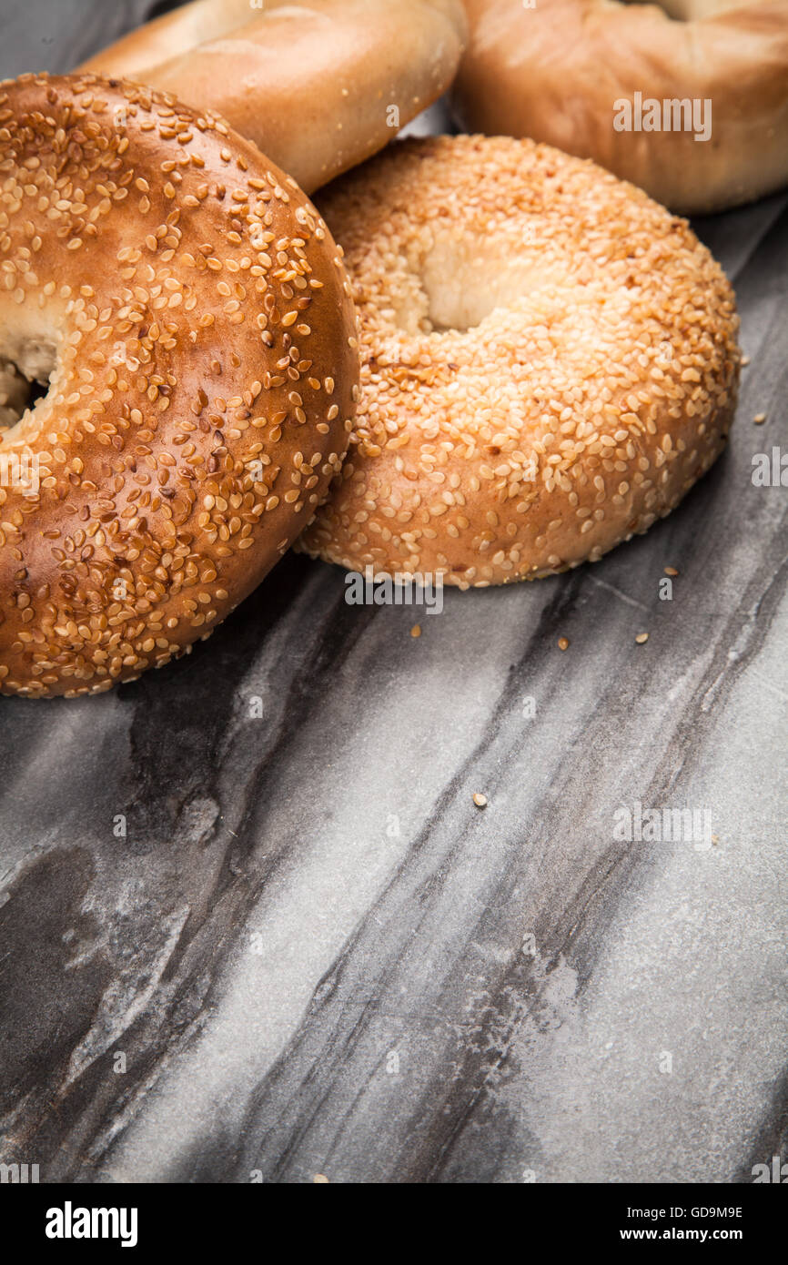 Bagel white background hi-res stock photography and images - Alamy