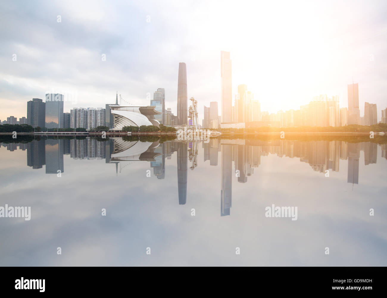 Guangzhou haixinsha guangdong asian games park hi-res stock photography ...