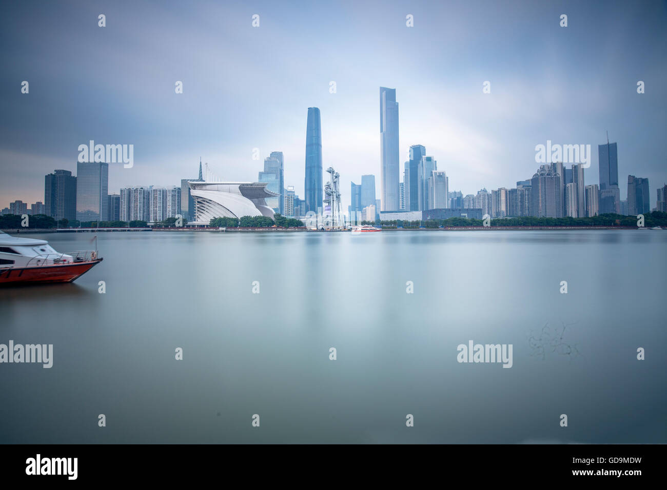 Guangzhou haixinsha guangdong asian games park hi-res stock photography ...