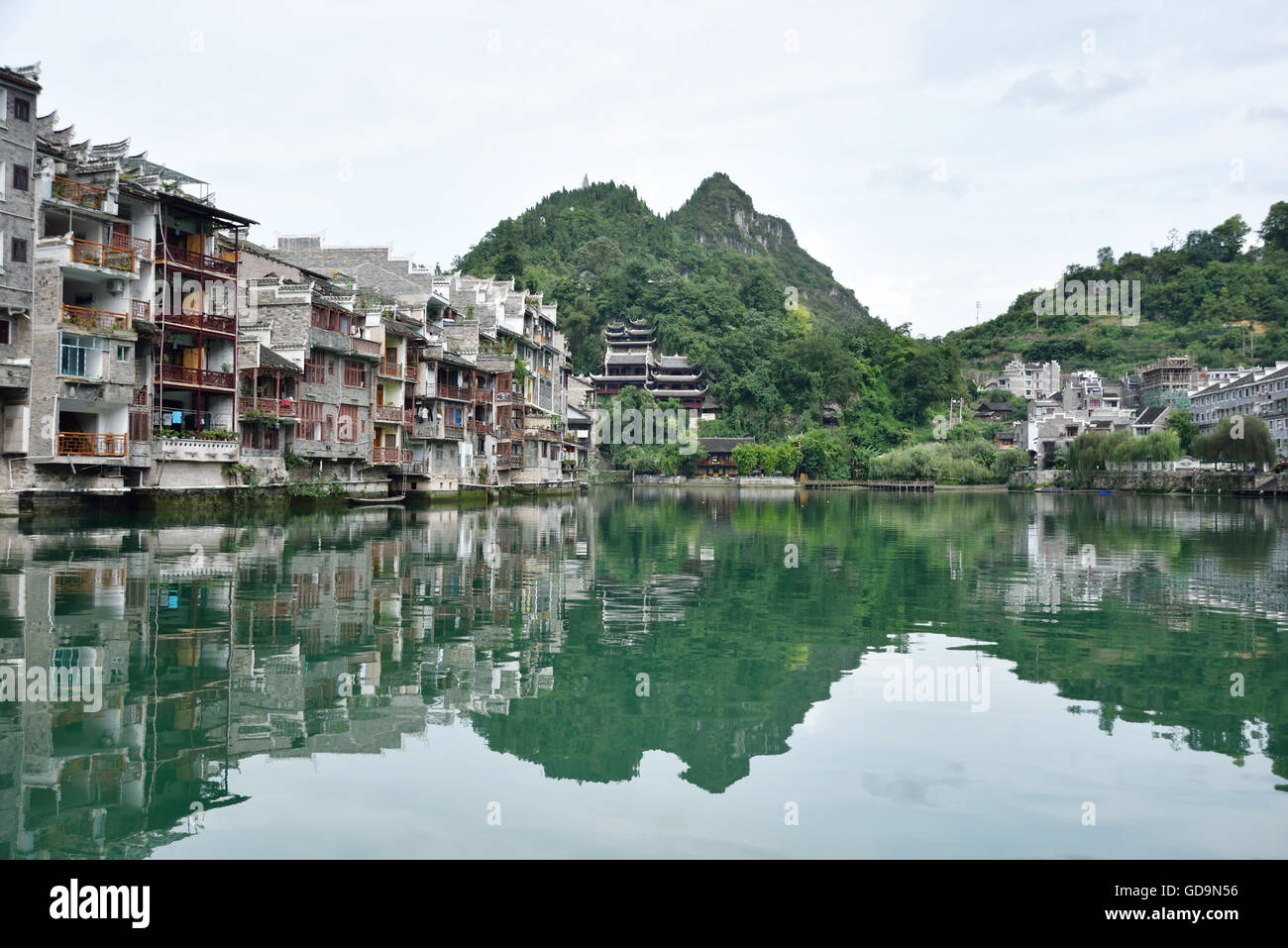 Ancient town of Zhenyuan, Guizhou Province Stock Photo - Alamy