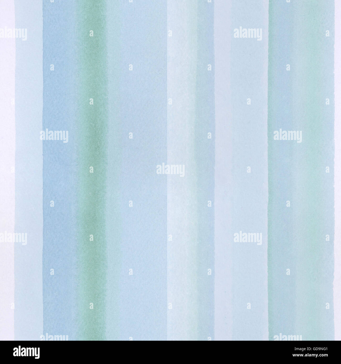 Seamless watercolor background with hand painted turquoise stripes ...