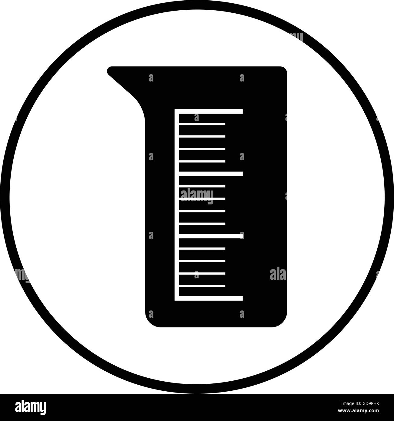 Lab measuring beaker Black and White Stock Photos & Images - Alamy
