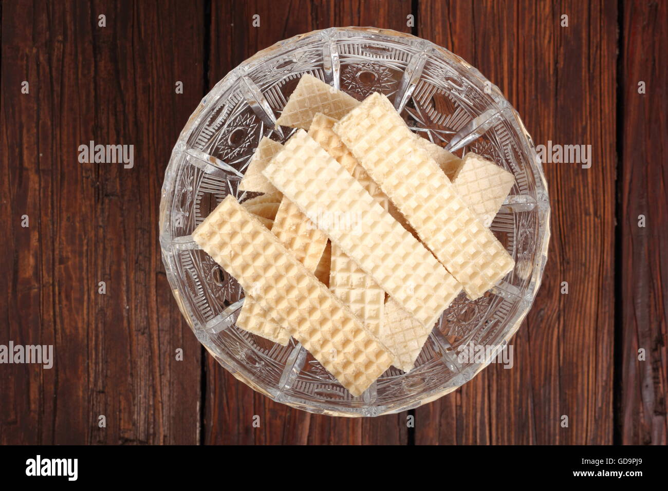 Cream Wafer Snack Stock Photo - Alamy