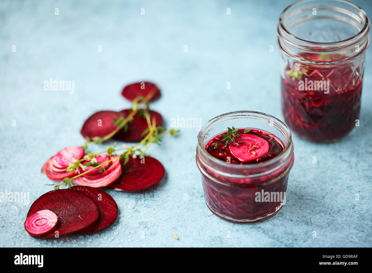 Homemade Pickled Beetroot Stock Photo - Alamy