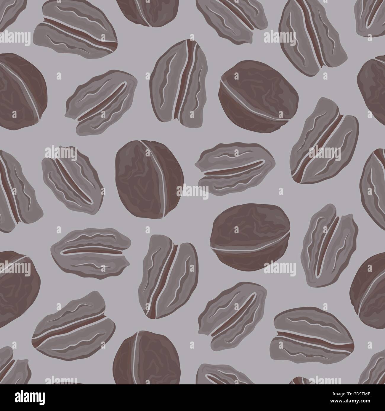 Seamless nature background with walnuts Stock Vector Image & Art - Alamy
