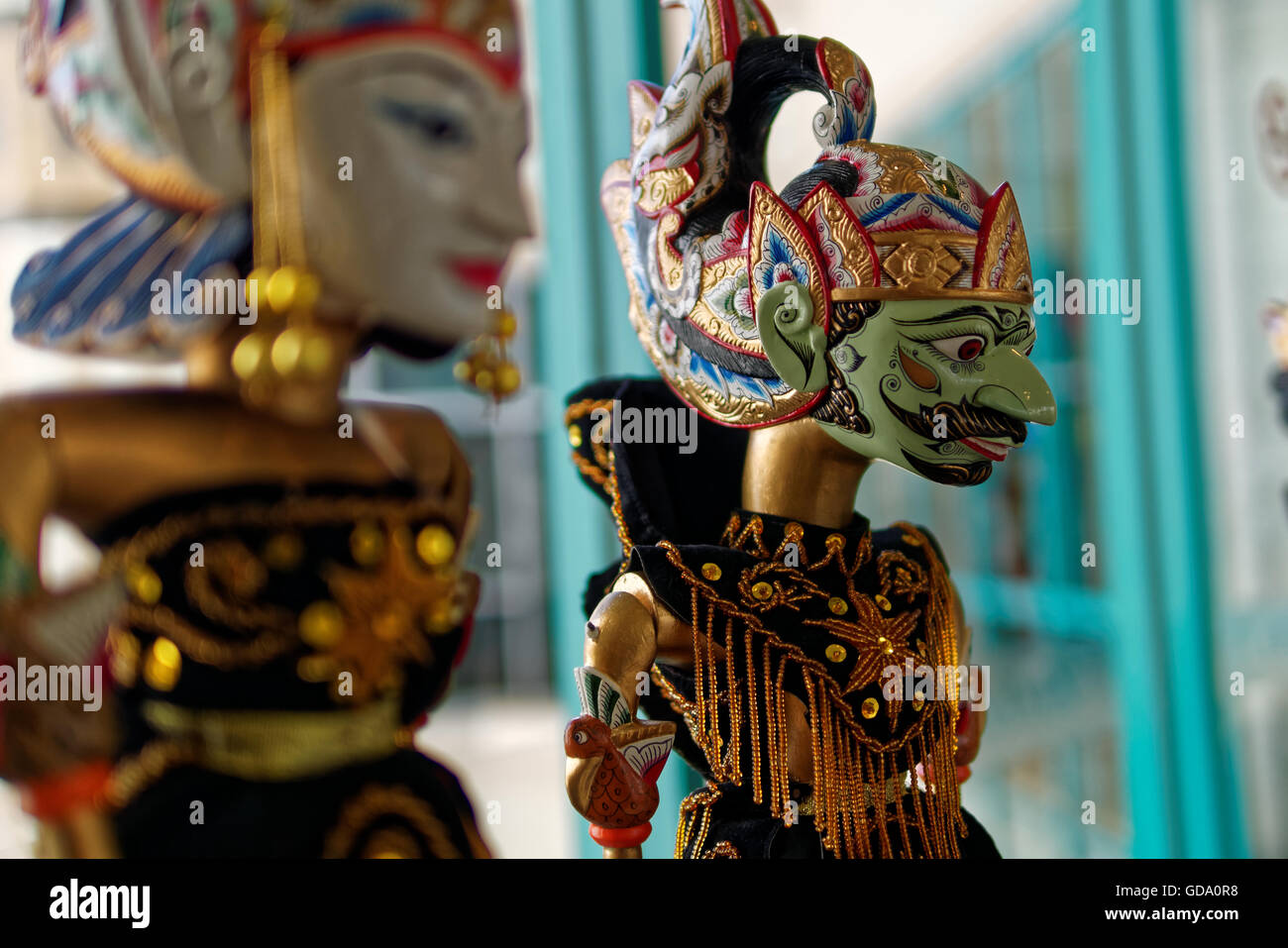 Indonesian story telling puppet Stock Photo - Alamy