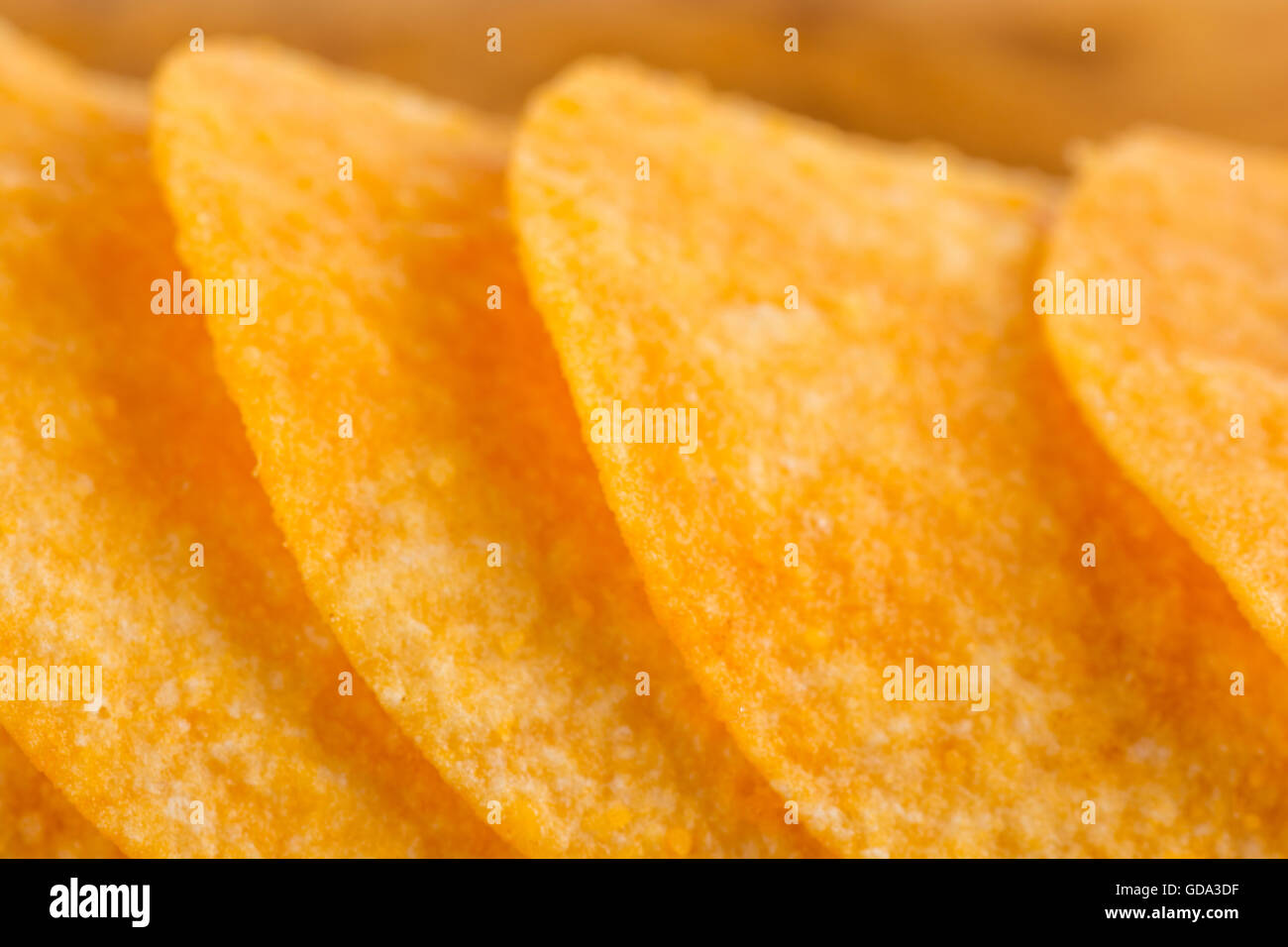 Detail of fried potato chips Stock Photo - Alamy
