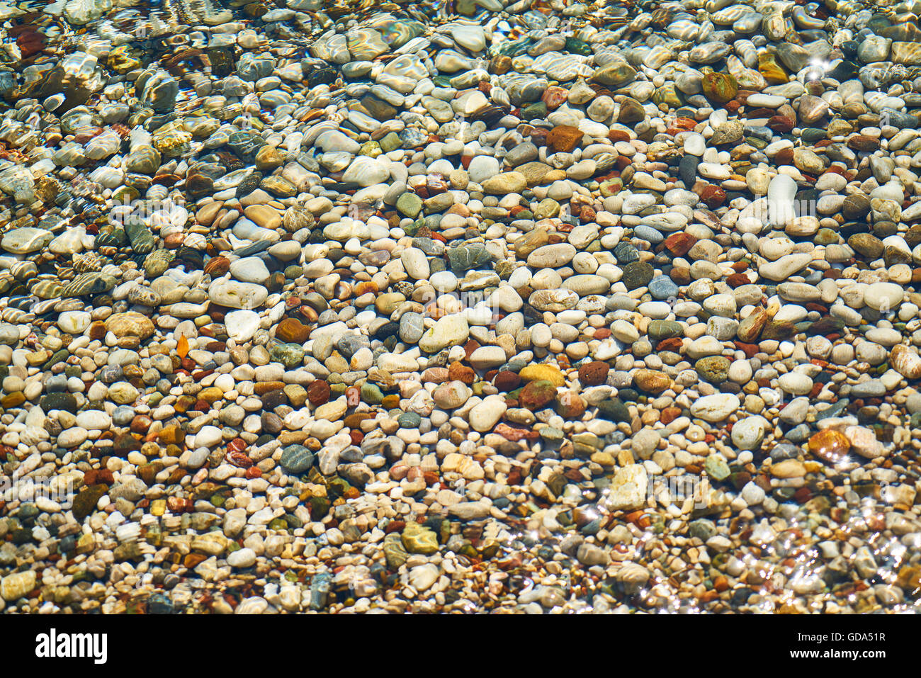 Colorful Rocks at the Bottom of Sea Stock Photo - Alamy