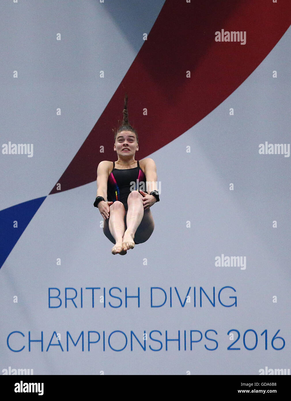 Ruby Bower competes in the Women 10m, Preliminary during day two of the ...
