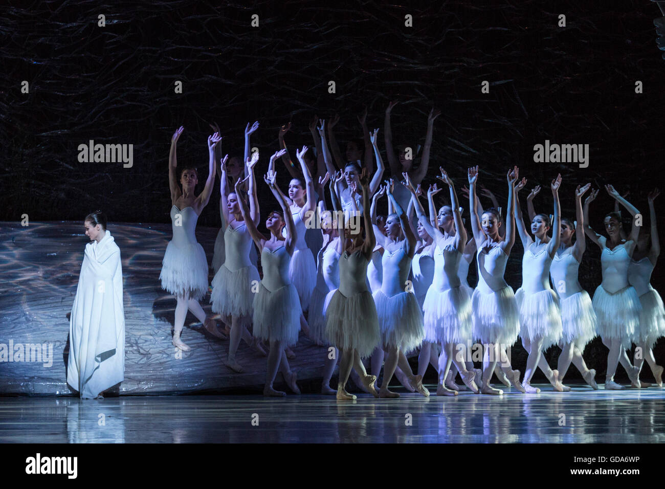 London, UK. 13 July 2016. Amber Scott as Odette. The Australian Ballet ...