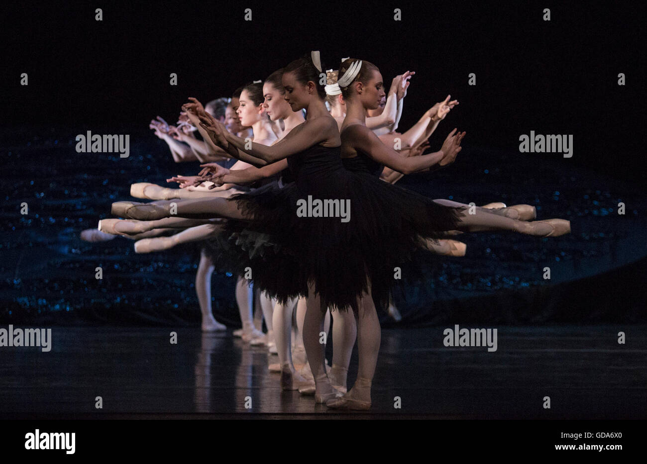 London, UK. 13 July 2016. The Australian Ballet perform Swan Lake - one ...