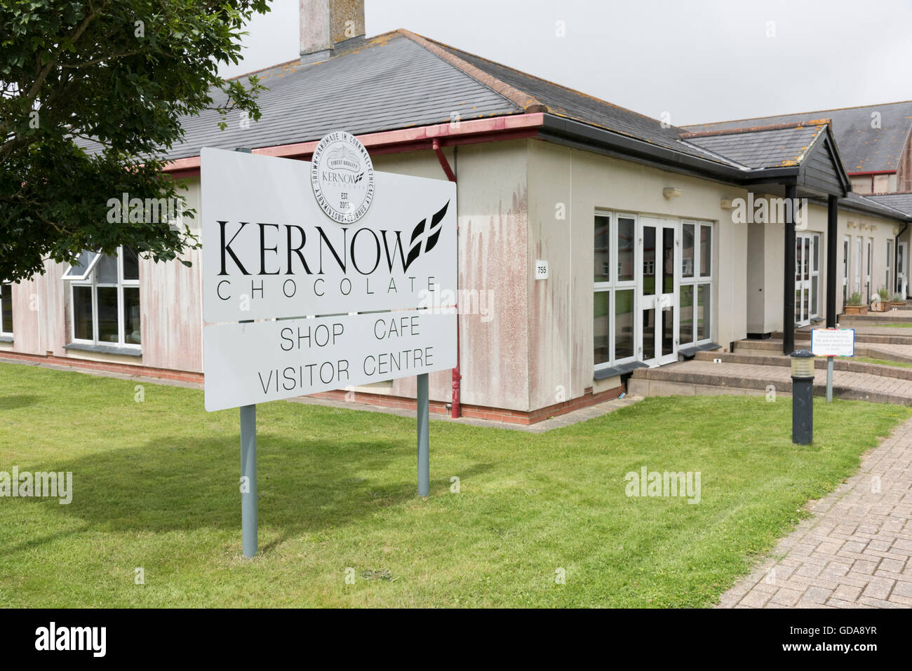 The Kernow Chocolate factory, shop and visitor centre at St Eval ...
