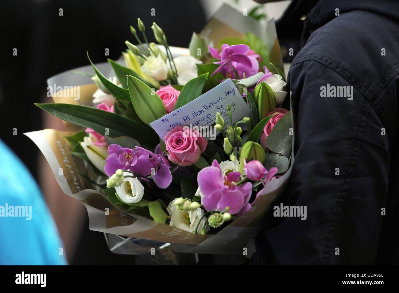 Flowers Delivered Downing Street High Resolution Stock Photography and ...