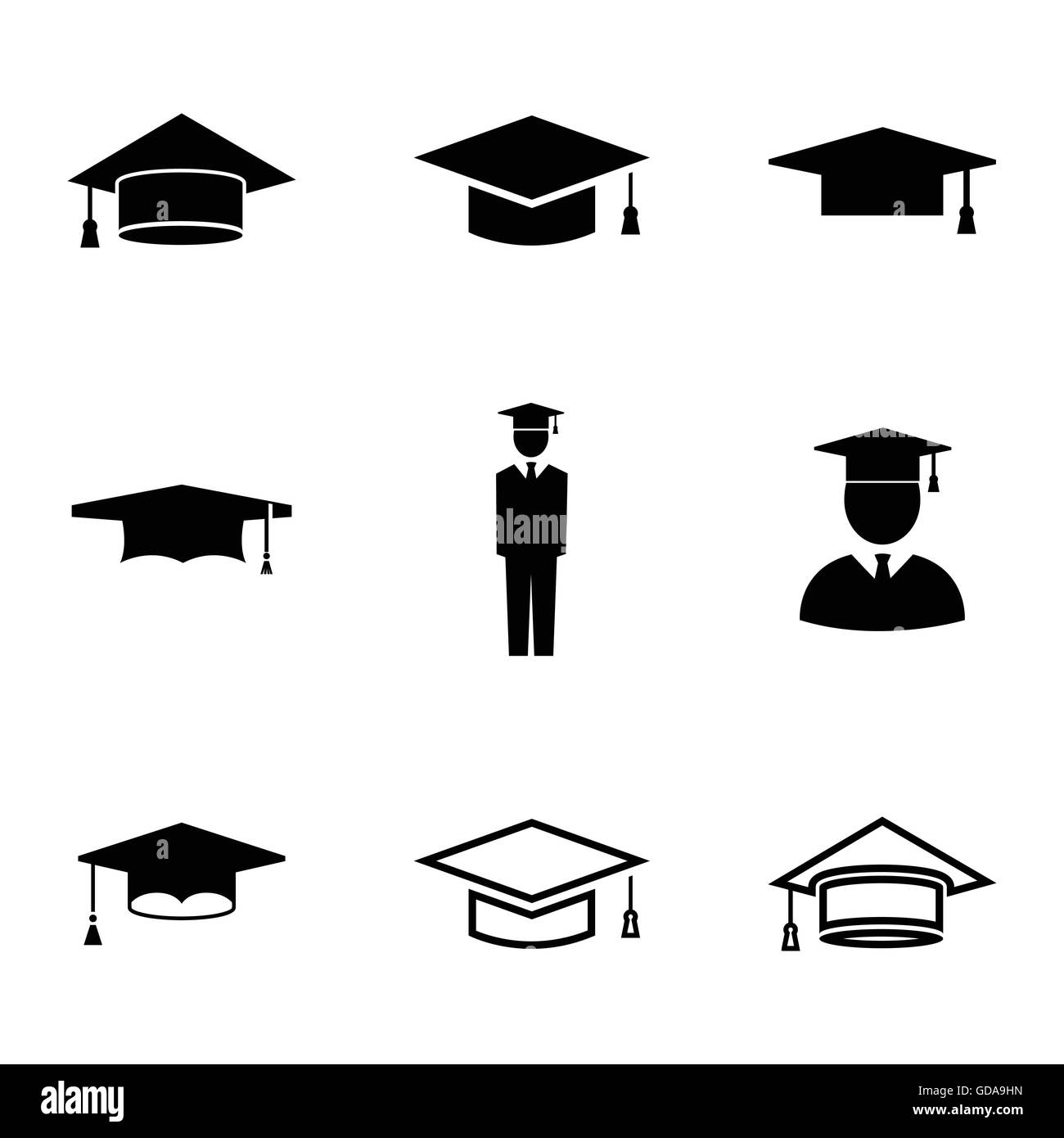 Doctorate graduation cap Black and White Stock Photos & Images - Alamy