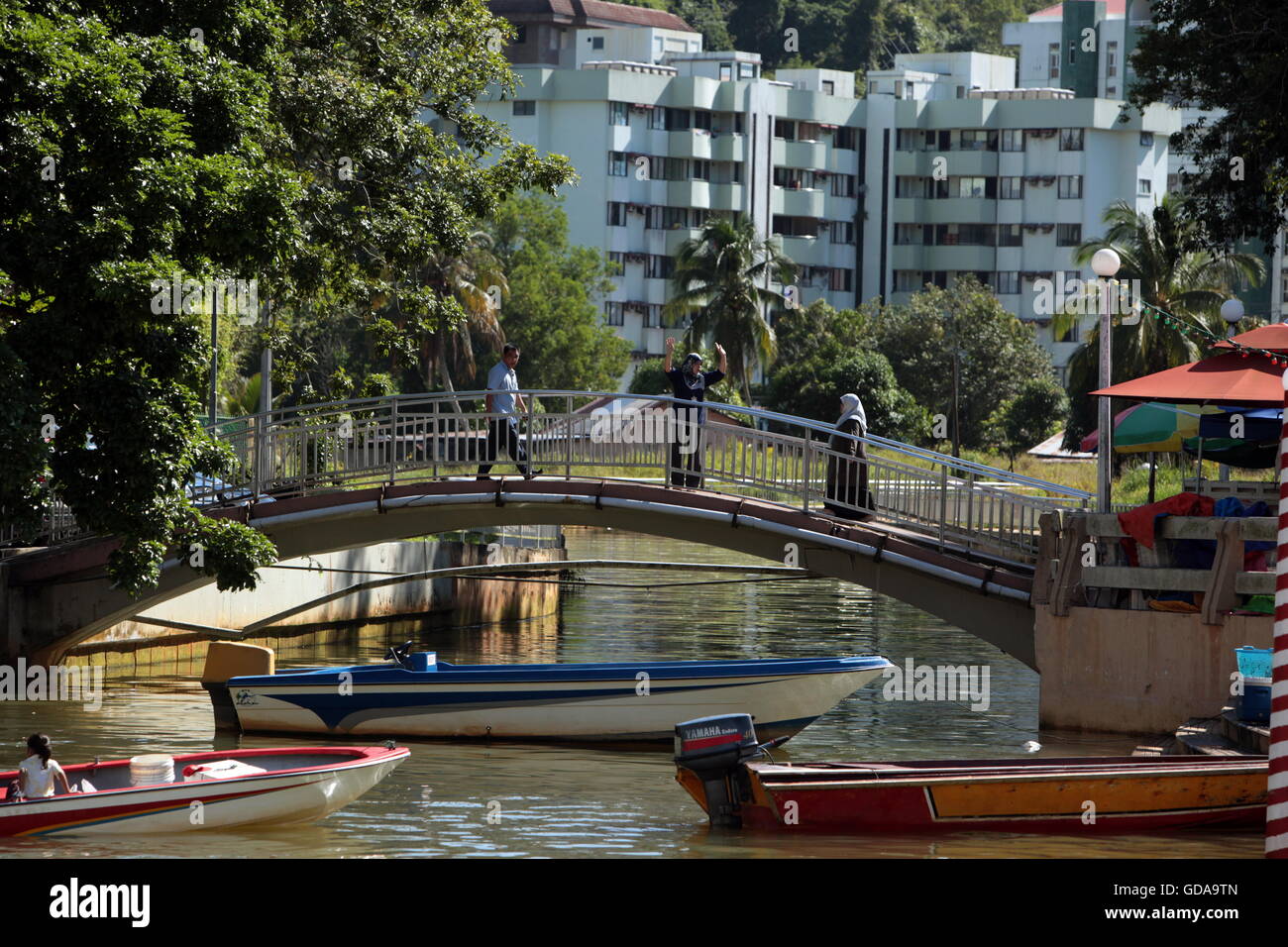 the city centre in the city of Bandar seri Begawan in the country of ...