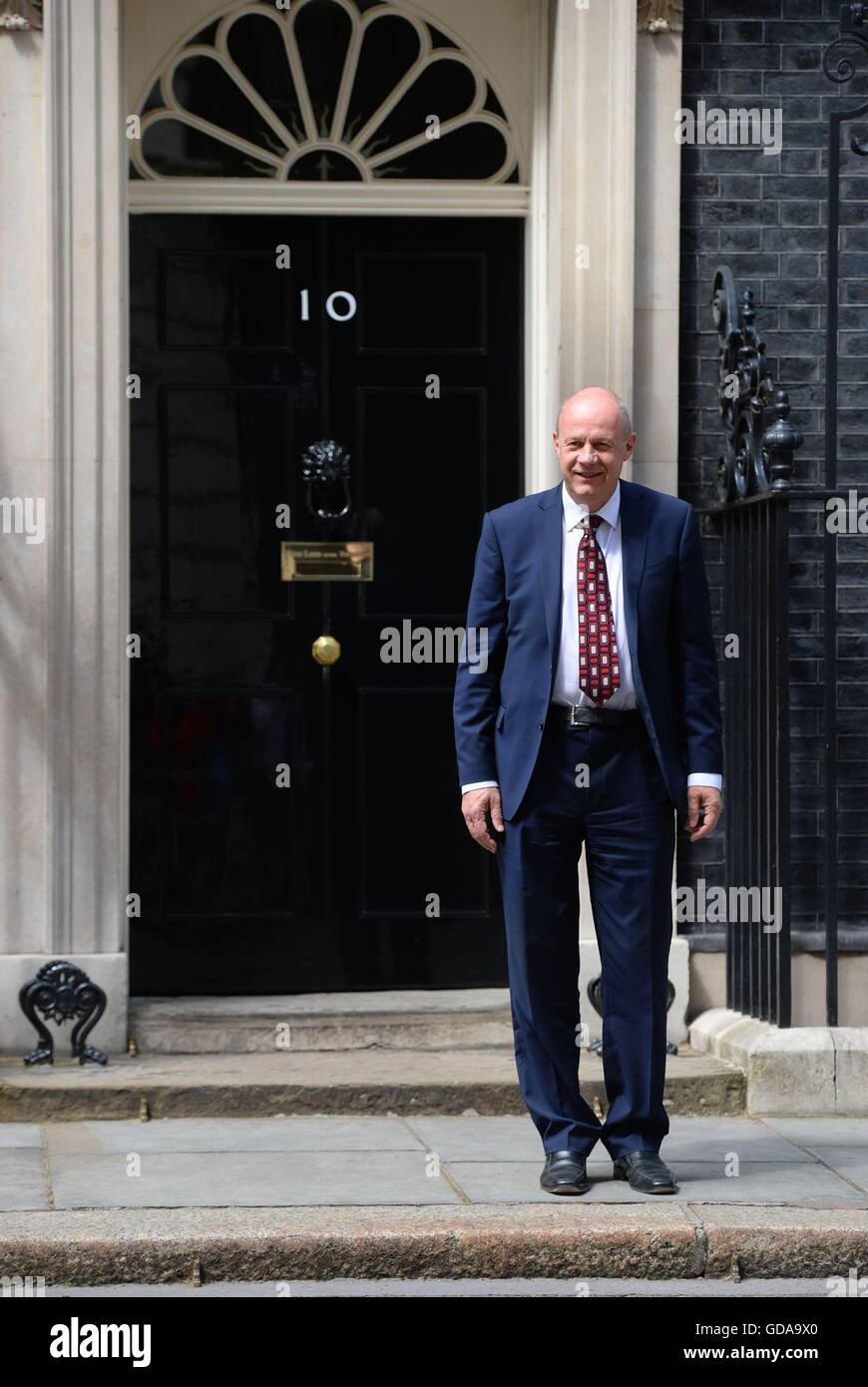 Damian Green outside 10 Downing Street, London, after he was appointed ...